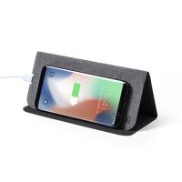 China GRS Certified RPET Wireless Foldable Mouse Pad with Qi Charging - Eco-Friendly Office Accessory for sale