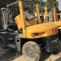 Quality White TCM FD70 Forklift Used 3T 5T 10T 15T 20T 25T 30T Good Condition 1.8M Fork for sale