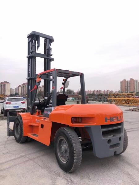 Quality Building Material Shops Used Helifd100 Forklifts with Overall Dimensions 2.6*1.2 for sale