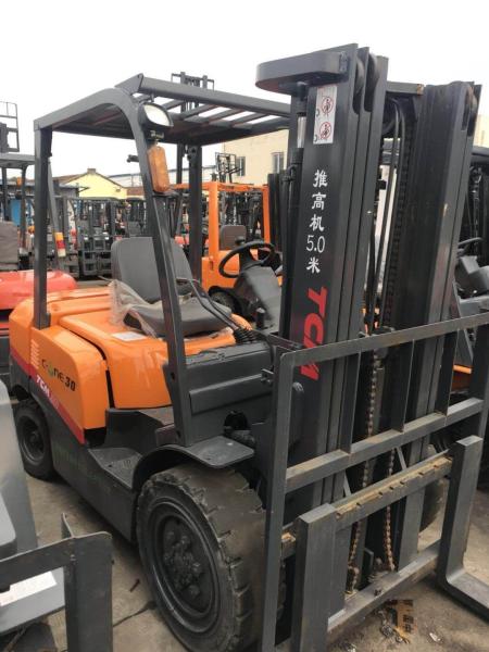 Quality Used TCMFD30 Diesel Forklift Truck with 1.6M Fork Width Second Hand TCMFD30 for sale