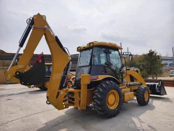 Quality Building Material Shops Used Caterpillar CAT420F Backhoe Loader with 9000 kg for sale