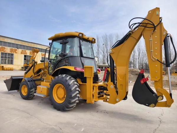 Quality Building Material Shops Used Caterpillar CAT420F Backhoe Loader with 9000 kg for sale