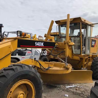 中国 良い使用済み CAT 140HK モーターグレーダー 140H 140G カタピラー 140K 1200 作業時間 17000 KG 販売のため
