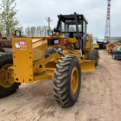 Cina CAT140K Grader a Shanghai CATERPILLAR 140k di seconda mano con motore Cummins 17000 KG in vendita