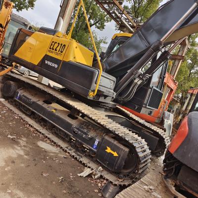 中国 オリジナル液圧バルブと800時間の作業時間を持つVolvo EC210D 中古クローラー掘削機 販売のため