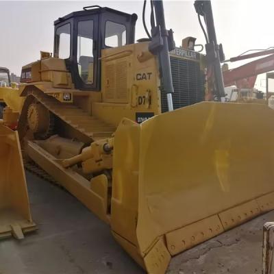 China Caterpillar D7G Bulldozer met Ripper en originele hydraulische pomp Te koop