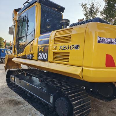 Cina Escavatore Komatsu usato PC200-8 Escavatore idraulico a trascinatore con capacità di secchio 1.2CBM in vendita