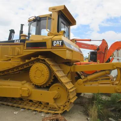 Китай Подержанные дозеры Caterpillar D8N с оригинальным гидравлическим насосом продается