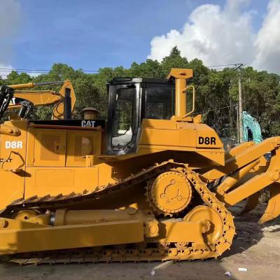 Китай Использованный бульдозер CAT D8R с хорошим двигателем и оригинальным гидравлическим цилиндром продается