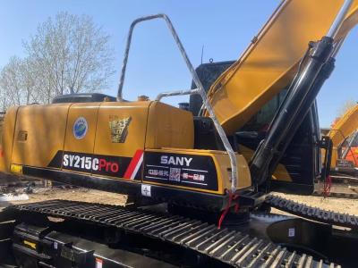 Cina Motore ISUZU Usato Sany SY215C Escavatore idraulico con 1.2CBM Capacità del secchio in vendita