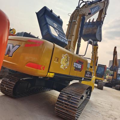 Cina 12TONS Sany usato SY215C Scavatrice idraulica con 600 ore di lavoro in vendita