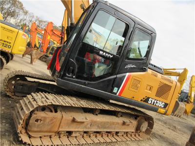 Cina Sany SY135C Escavatore idraulico da trascinamento 13,5 tonnellate Peso operativo Ottima condizione in vendita
