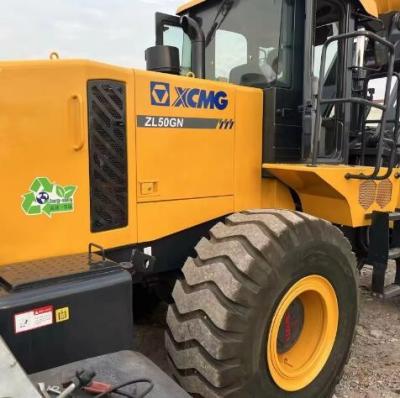 China Liugong Zl50cn Gebruikte laadmachines tweedehands Liugong voorladmachines 8 ton werkcapaciteit Te koop