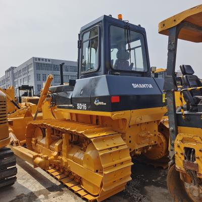 Cina Bulldozer SD16 crawler usato con peso della macchina 37200 KG nello stabilimento di produzione in vendita