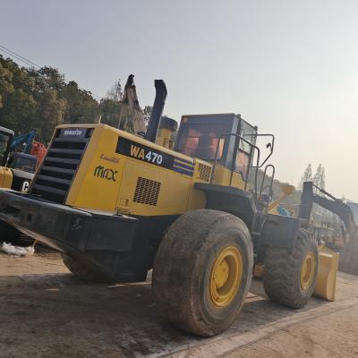 Cina Efficienza energetica utilizzata Komatsu WA470-3 caricatore a ruote con carico nominale di 8 tonnellate in vendita