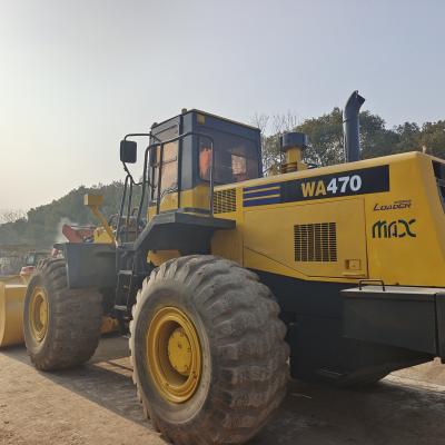 Cina Efficienza energetica utilizzata Komatsu WA470-3 caricatore a ruote con carico nominale di 8 tonnellate in vendita
