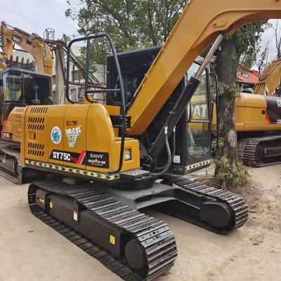 Cina Utilizzato SANYsy75c pro escavatore Alta efficienza di lavoro e basso prezzo in vendita