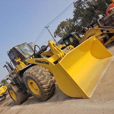 Cina Efficienza energetica utilizzata Komatsu WA470-3 caricatore a ruote con carico nominale di 8 tonnellate in vendita