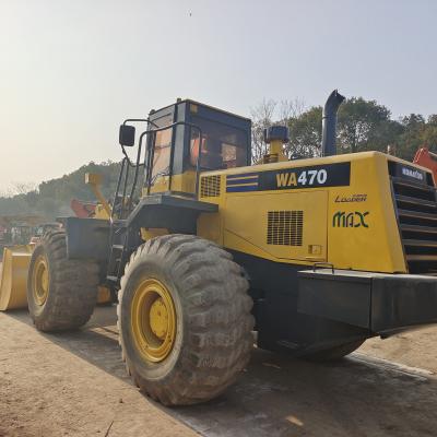 China Oorspronkelijke Komatsu WA470-6 wiellader met 21640-21650 kg machinegewicht Te koop