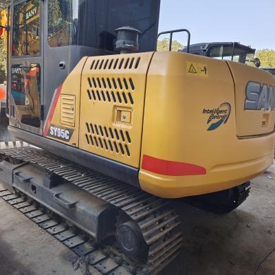 Cina Usata Sany SY95C 9,5 tonnellate Crawler Digger escavatore con pompa idraulica originale in vendita