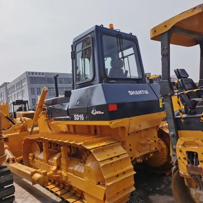 China Alta potência de escavação Usado SHANTUI SD32 Crawler Dozer 37200 KG em estado de funcionamento à venda