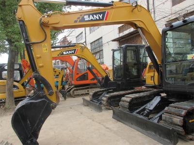 China Sany SY55C en Sany SY75C mini graafmachines met 1200 werkuren in goede staat Te koop