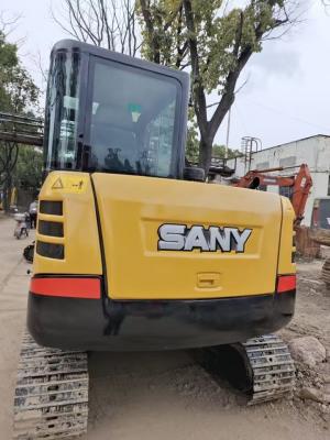 Cina Usato Sany SY55C scavatore idraulico con pompa idraulica originale di seconda mano in vendita
