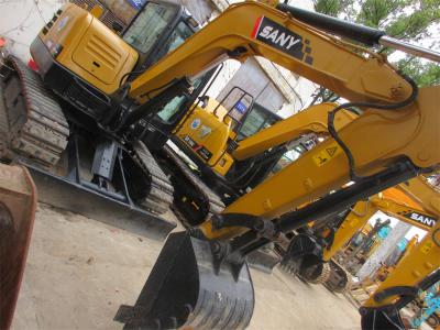Cina Escavatore a trasloco Sany SY 60C usato con scarse ore di lavoro e elevata capacità del secchio in vendita