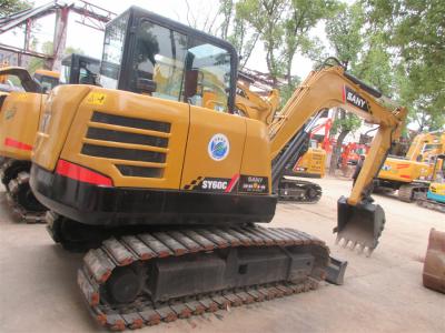 Cina Escavatore a trasloco Sany SY 60C usato con scarse ore di lavoro e elevata capacità del secchio in vendita