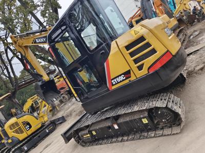 中国 Sany SY60C PRO 掘削機は使用済みで,良い状態で,最低でも油耗が低い 販売のため