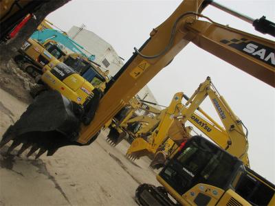 China Excavadora SANY SY155H usada com motor ISUZU BB-4BG1TRP e desempenho de trabalho suave à venda