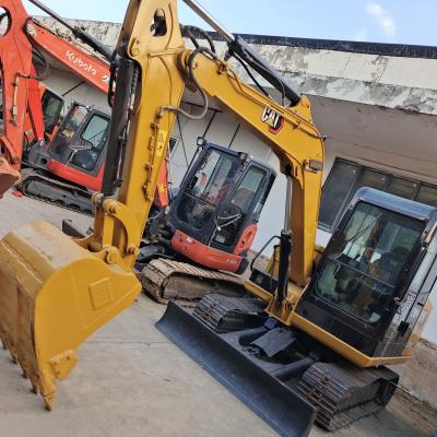 中国 Cat306 6トンのミニ古用掘削機とCat C2.6 DLターボエンジンと1200作業時間 販売のため