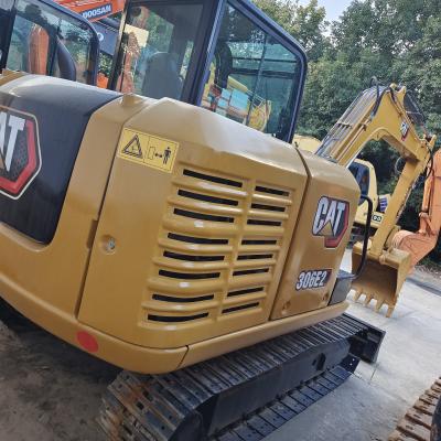 中国 Cat306 6トンのミニ古用掘削機とCat C2.6 DLターボエンジンと1200作業時間 販売のため