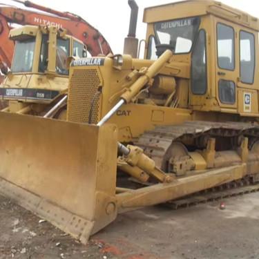 Cina Lavori di costruzione usato Caterpillar D7g D8r bulldozer con pompa idraulica originale in vendita