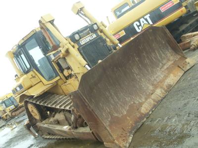 Cina 21715 KG Bulldozer usato CAT D6R D7R con verniciatura originale e elevata capacità di dozzatura in vendita