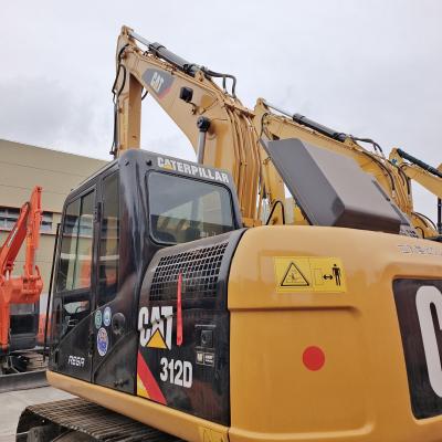 China CAT 312D Crawler hydraulische graver met 12920 kg bedrijfsgewicht en C4.2ACERT-motor Te koop