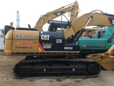 Cina 20 tonnellate usate Caterpillar 320d Crawler Excavator con motore C6.4ACERT e 1 capacità di secchio in vendita