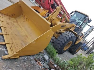 China Carregador frontal Cat 966H de segunda mão com excelente desempenho e 20 toneladas de carga nominal à venda