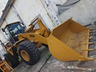 China Carregador frontal Cat 966H de segunda mão com excelente desempenho e 20 toneladas de carga nominal à venda