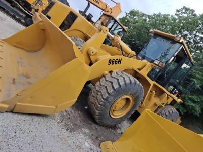 Cina Caterpillar 966H, caricatore frontale di seconda mano, in buone condizioni, con 1200 ore di lavoro in vendita