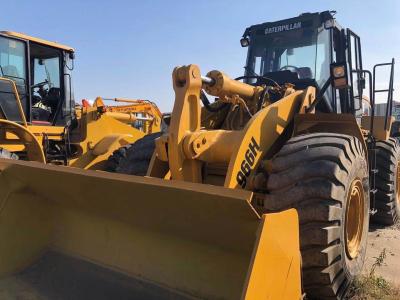 Cina Caterpillar 966H di seconda mano caricatore ruote anteriori Buone condizioni con 1200 ore di lavoro in vendita