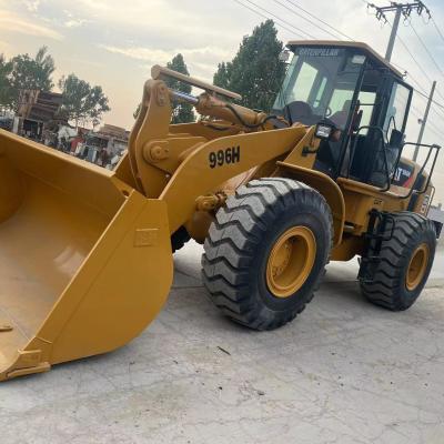 Cina Buone condizioni Cat 966H di seconda mano carica ruote anteriori con 92 kW di potenza in vendita