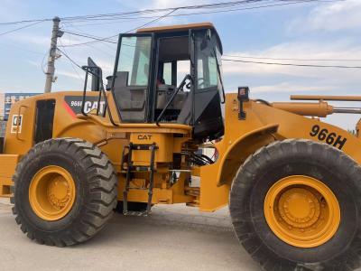 Cina Buone condizioni Cat 966H di seconda mano carica ruote anteriori con 92 kW di potenza in vendita