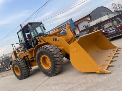 Cina Buone condizioni Cat 966H di seconda mano carica ruote anteriori con 92 kW di potenza in vendita