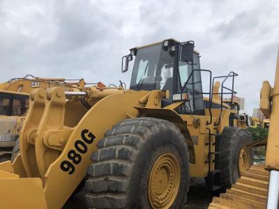 Cina Buone condizioni caricatore anteriore Cat 980G di seconda mano Caterpillar 980G caricatore anteriore in vendita