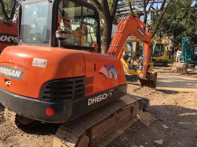 中国 箱容量0.2 中古 ドーサン ミニ掘削機 DH60-7 韓国製 販売のため