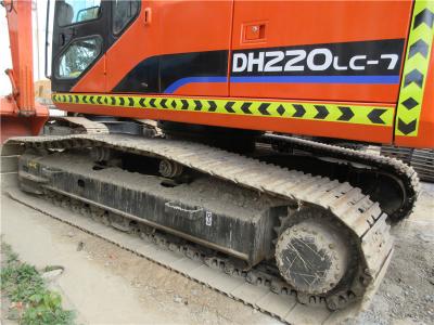 中国 DOOSAN 掘削機 DH220LC-7 クローラー 掘削機 労働時間が少ない状態 販売のため