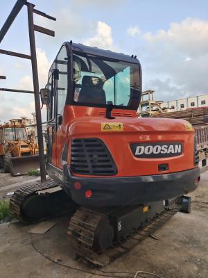 Cina Miniescavatore usato Doosan Dx55-9c 1200 ore di lavoro e 0,21 Capacità del secchio 5,5 tonnellate in vendita