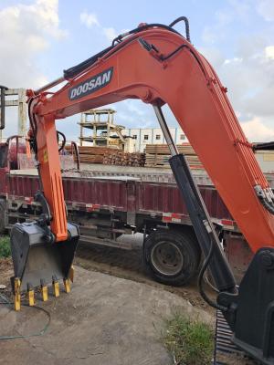 Cina Miniescavatore usato Doosan Dx55-9c 1200 ore di lavoro e 0,21 Capacità del secchio 5,5 tonnellate in vendita