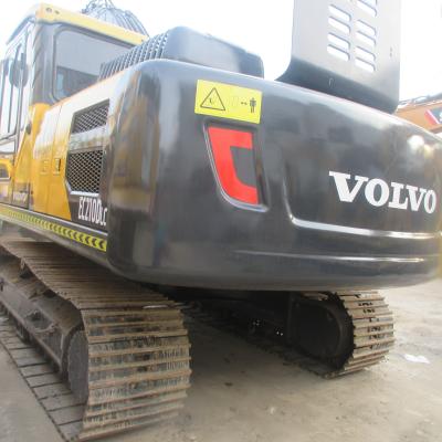 Cina Volvo EC210D escavatore 21 tonnellate macchina di seconda mano con cilindro idraulico originale in vendita